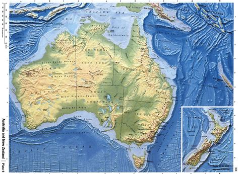 Detailed Map Of Australia Geography By Cameron J Nunley On Deviantart