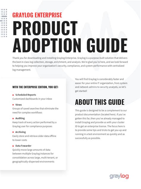 Graylog Product Adoption Guide Pdf Transmission Control Protocol Computer Network
