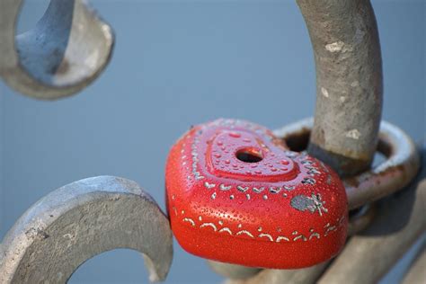 Kłódka Miłości Serce Miłość Darmowe Zdjęcie Na Pixabay