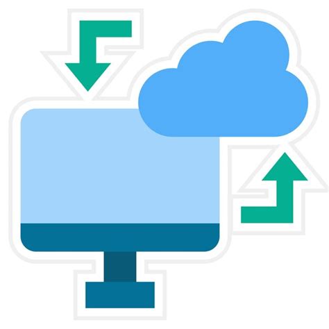 Premium Vector Cloud Sync Icon