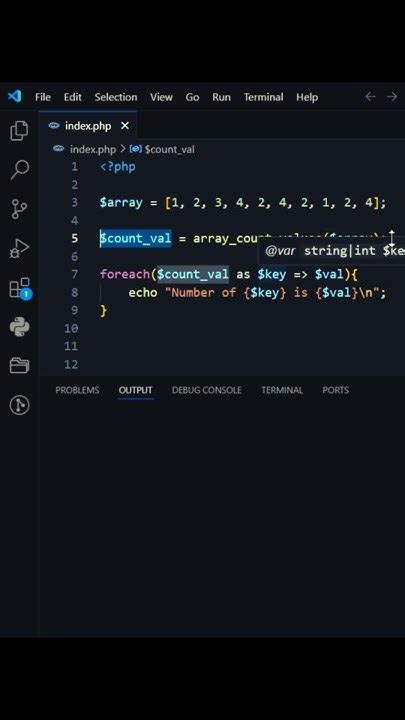 Counting Array Element Occurrences By Arraycountvalues Coding