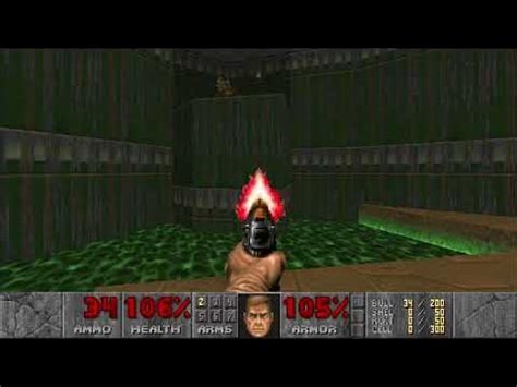 Doom 1993 Gameplay Level 1 All Secrets Youtube