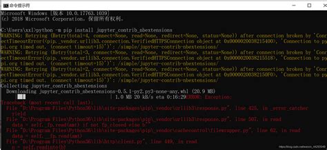 Jupyter Notebook中自动补全代码教程，以及在python中安装jupytercontribnbextensions包出现的问题jupyter Contrib