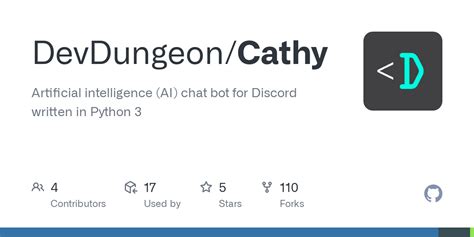 GitHub DevDungeon Cathy Artificial Intelligence AI Chat For