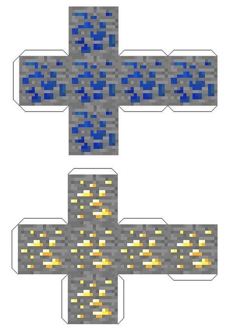 Как сделать фигурки майнкрафт из бумаги Бумага Поделки Майнкрафт распечатки