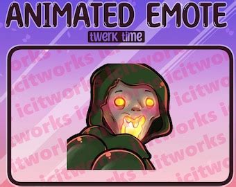 Spirit Animated Twerk Dancing Booty Shake Dance Funny Discord Server Emote GIF DBD Etsy