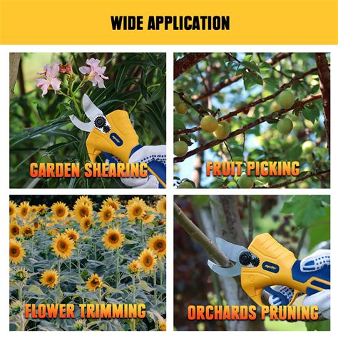 Cordless Hedge Trimmer Electric Pruning Shears Cordless Garden Pruner
