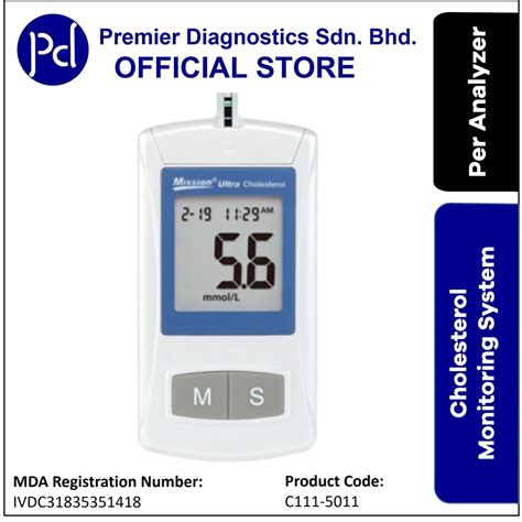 Acon Mission Ultra Cholesterol Monitoring System Shopee Malaysia