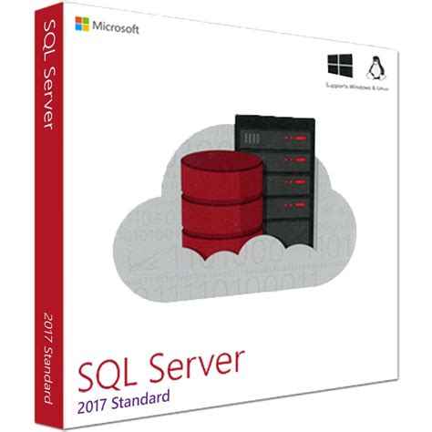 Microsoft Sql Server 2017 Standard Edition 10 Cal Retail Box