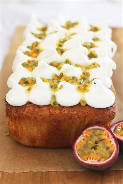 Coconut Loaf Cake With Passion Fruit Drizzle Supper In The Suburbs