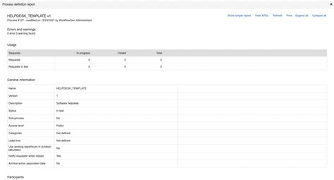 Reports Workflowgen Documentation