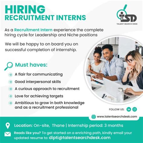 Dipti Shiral On Linkedin Hiring Recruitment Interns