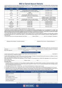 HDFC Bank Product Conversion Form For Savings Salary Account In PDF Download