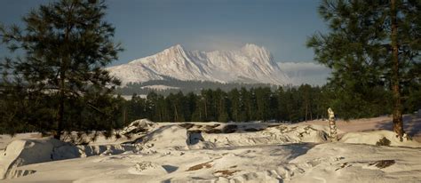 Did A Little Practice Scene With Gaea What A Powerful Tool Runrealengine