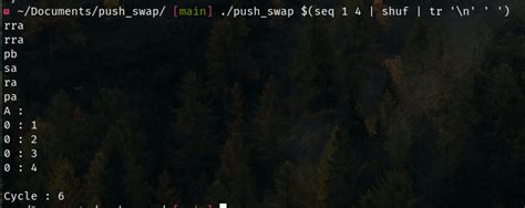 42 push swap report 📘