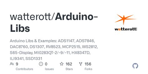 Github Watterottarduino Libs Arduino Libs And Examples Ads1147