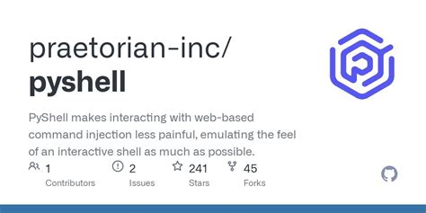 pyshell shellify your command injection [github] netsec