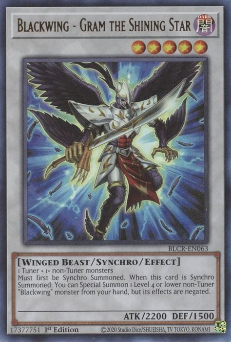 Blackwing Gram The Shining Star Battles Of Legend Crystal Revenge