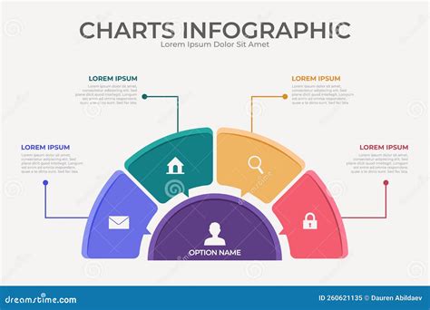 Pestel Infographic Design Template Vector Illustration Stock Vector