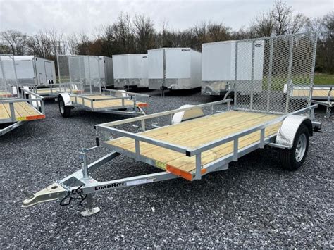 New 2023 Load Rite Load Rite Ut5511 Galvanized Landscape Trailer