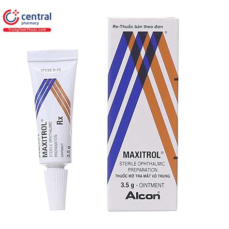 Thuốc Mỡ Tra Mắt Maxitrol 3 5g điều Trị Nhiễm Khuẩn Mắt Hiệu Quả
