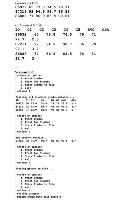 Solved Bonus Question Write A Program That Reads The 5