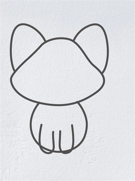 简笔画狐狸的画法可爱 简笔画狐狸的画法可爱涂色 画趣文库（我爱生活）