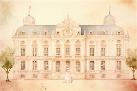 Building Feminine Mood Architecture Drawing Free Photo Illustration Rawpixel