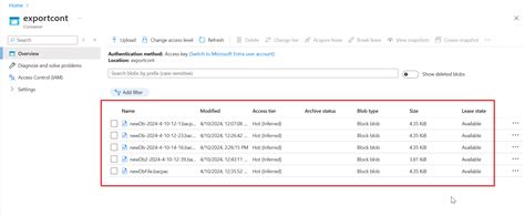 Sql As A Subscription Owner Whenever I Try To Export An Azure Database As A Bacpac To A