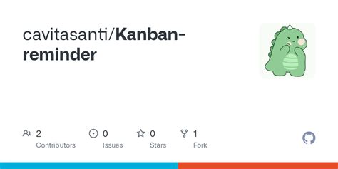 Github Cavitasanti Kanban Reminder