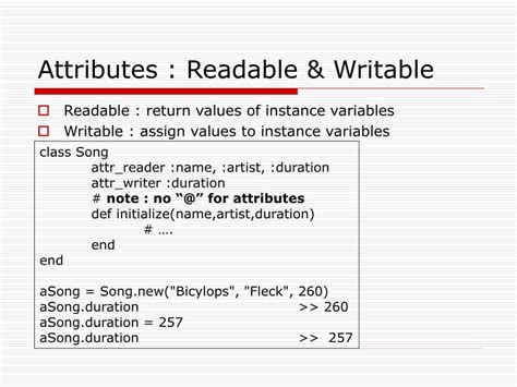 Ppt Ruby Programming Essentials Classes Objects And Variables