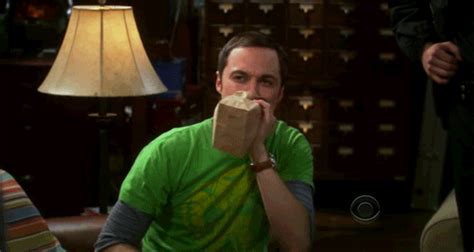 Sheldon Hyperventilating 