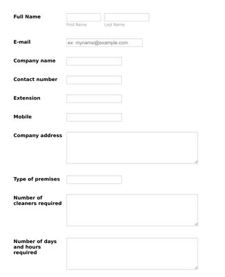 Security Request Form Template Jotform