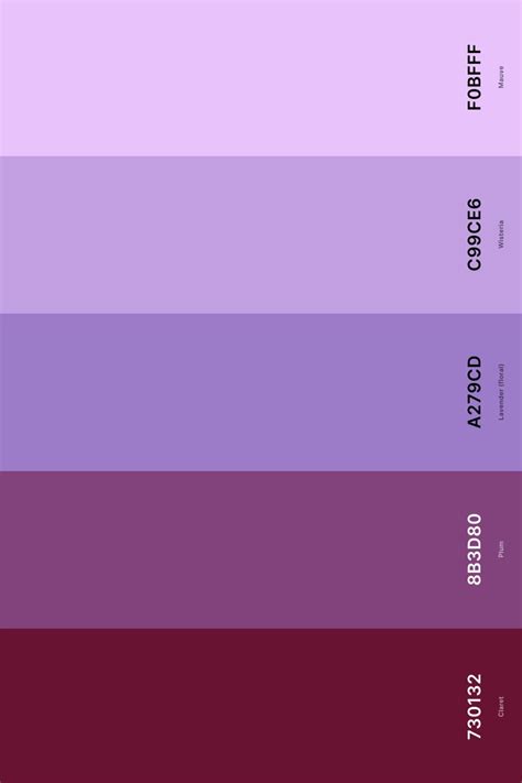 25 Best Mauve Color Palettes With Names And Hex Codes Artofit