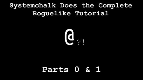 Joining Roguelikedev Doing The Complete Roguelike Tutorial Parts 0 And 1