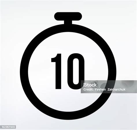 10 초 카운트 다운 타이머 아이콘 세트 시간 간격 아이콘 스톱워치 및 시간 측정 흰색 배경에 격리된 스톡 벡터 그림 0명에 대한 스톡 벡터 아트 및 기타 이미지 Istock