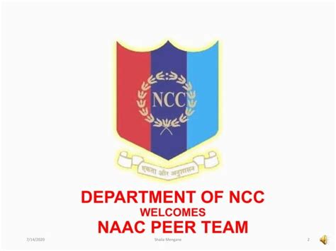 Ncc Presentation Ppt