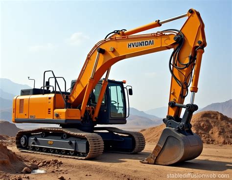 Hyundai R290lc 7 Construction Excavator Stable Diffusion Online