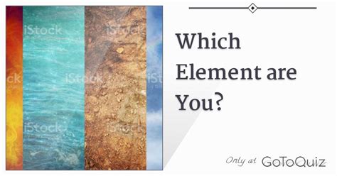 Results Which Element Are You
