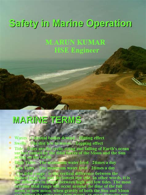 Safety In Marine Operation 18 02 07 Pdf Tide Oceans