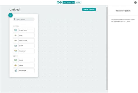 Nuova Dashboard Di Arduino Iot Cloud Filo Connesso
