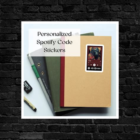 Custom Spotify Code Stickers Artists Showcase Your Music Etsy