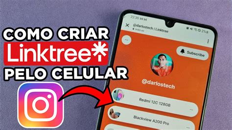 Como Criar Um Linktree Pelo Celular Rápido E Fácil Youtube