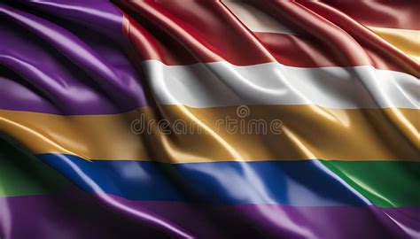 Intersex Pride Flag Celebrating Diversity And Inclusion Stock Illustration Illustration Of