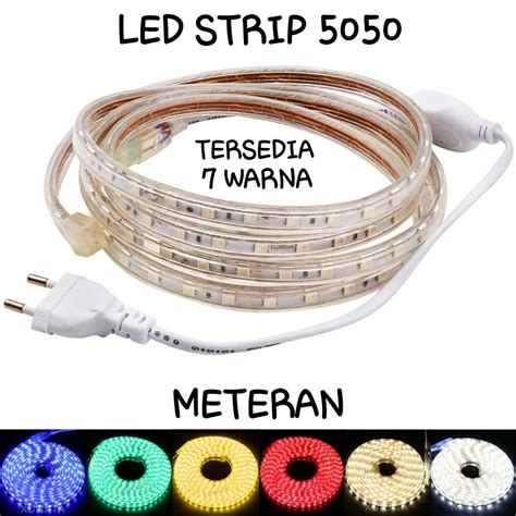 Jual Ldi Lampu Led Strip Smd Per Meter Led Strip Smd Meteran Indonesia Shopee