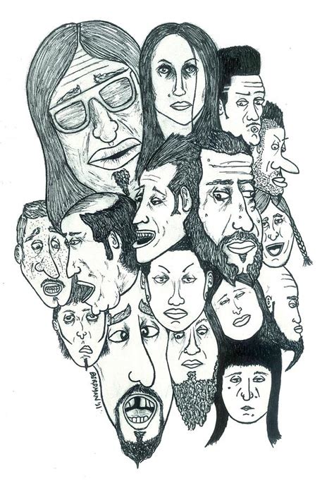 Weird Art Drawings Sketches Faces Zollatry