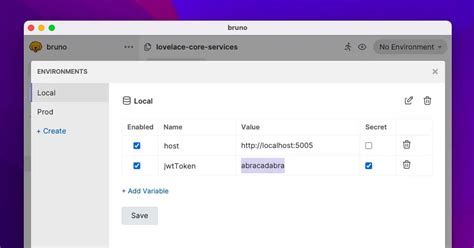Secrets Management Bruno Docs