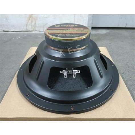 Woofer Speaker 200watts Crown Hw 1220 Shopee Philippines