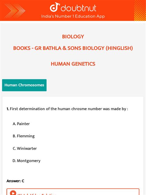 Human Genetics And Chromosome Disorders Pdf Sex Dominance Genetics