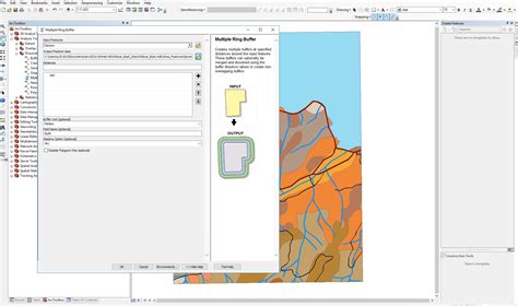 multiple ring buffer dont show up esri community